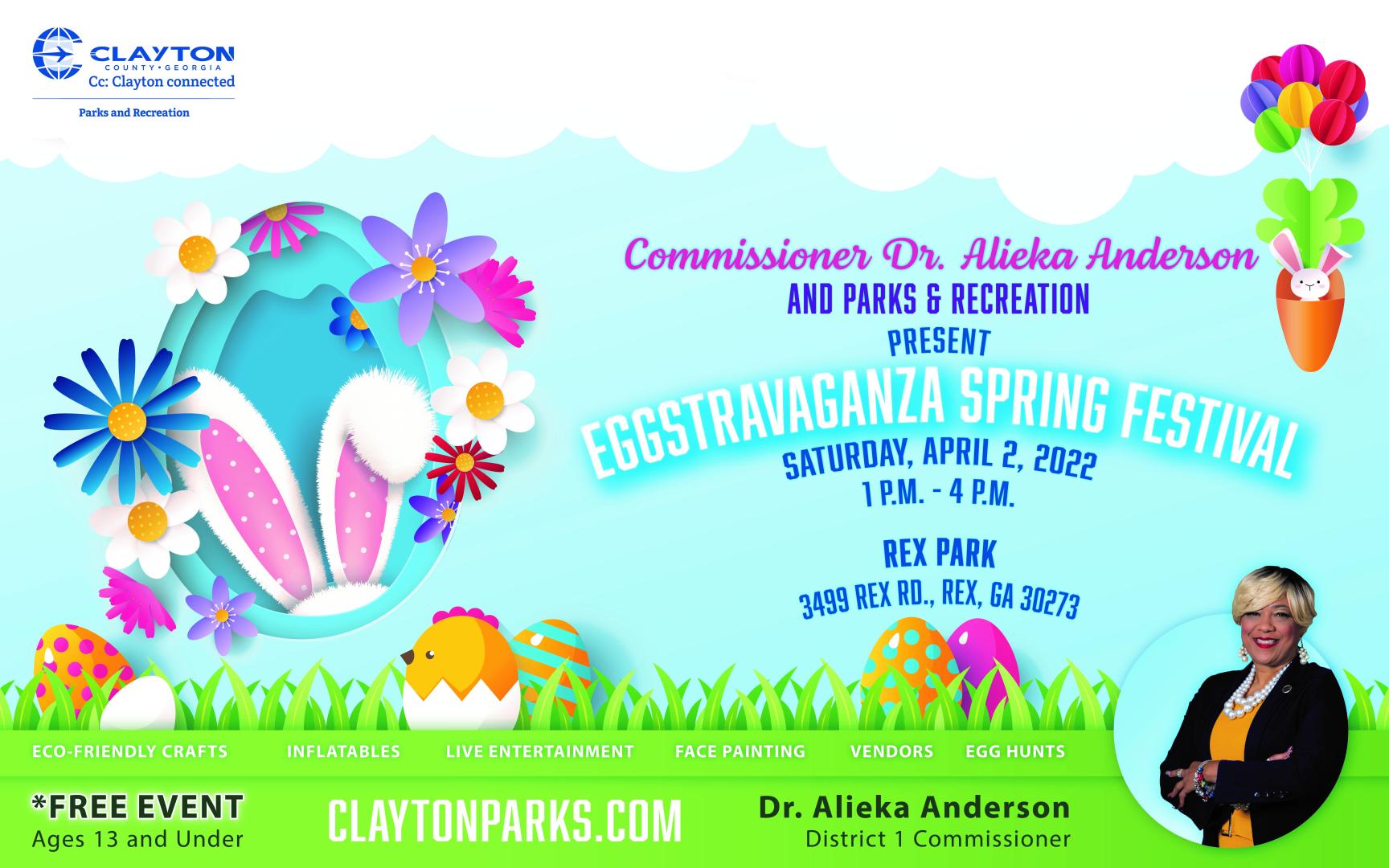 Eggstravaganza Spring Festival – Clayton County Parks