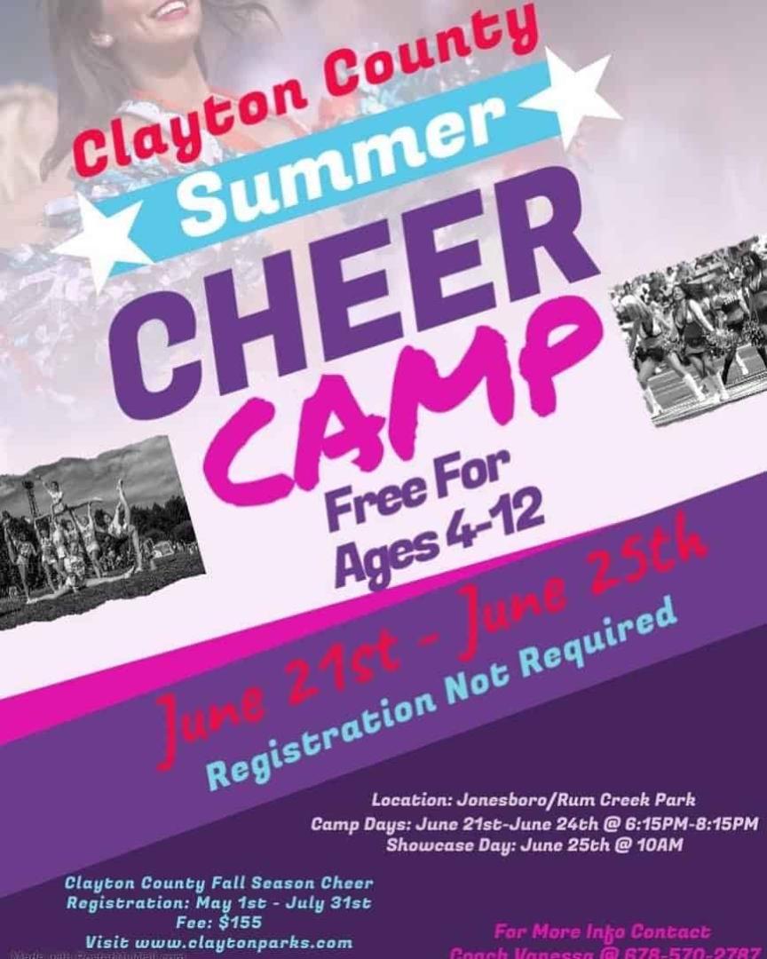 Youth Cheerleading – Clayton County Parks